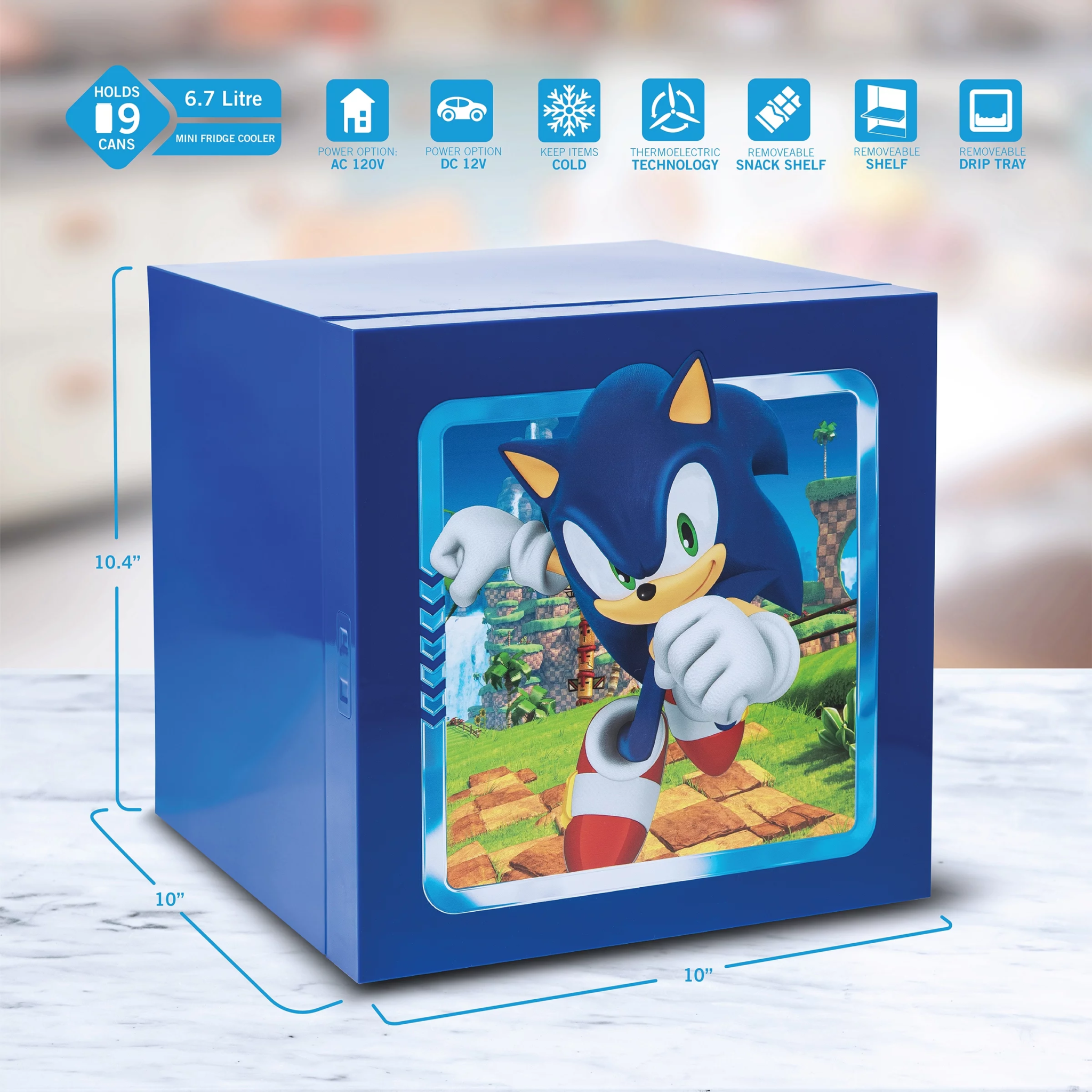 Sonic the Hedgehog Blue Cooler Mini Fridge Announced – SoaH City