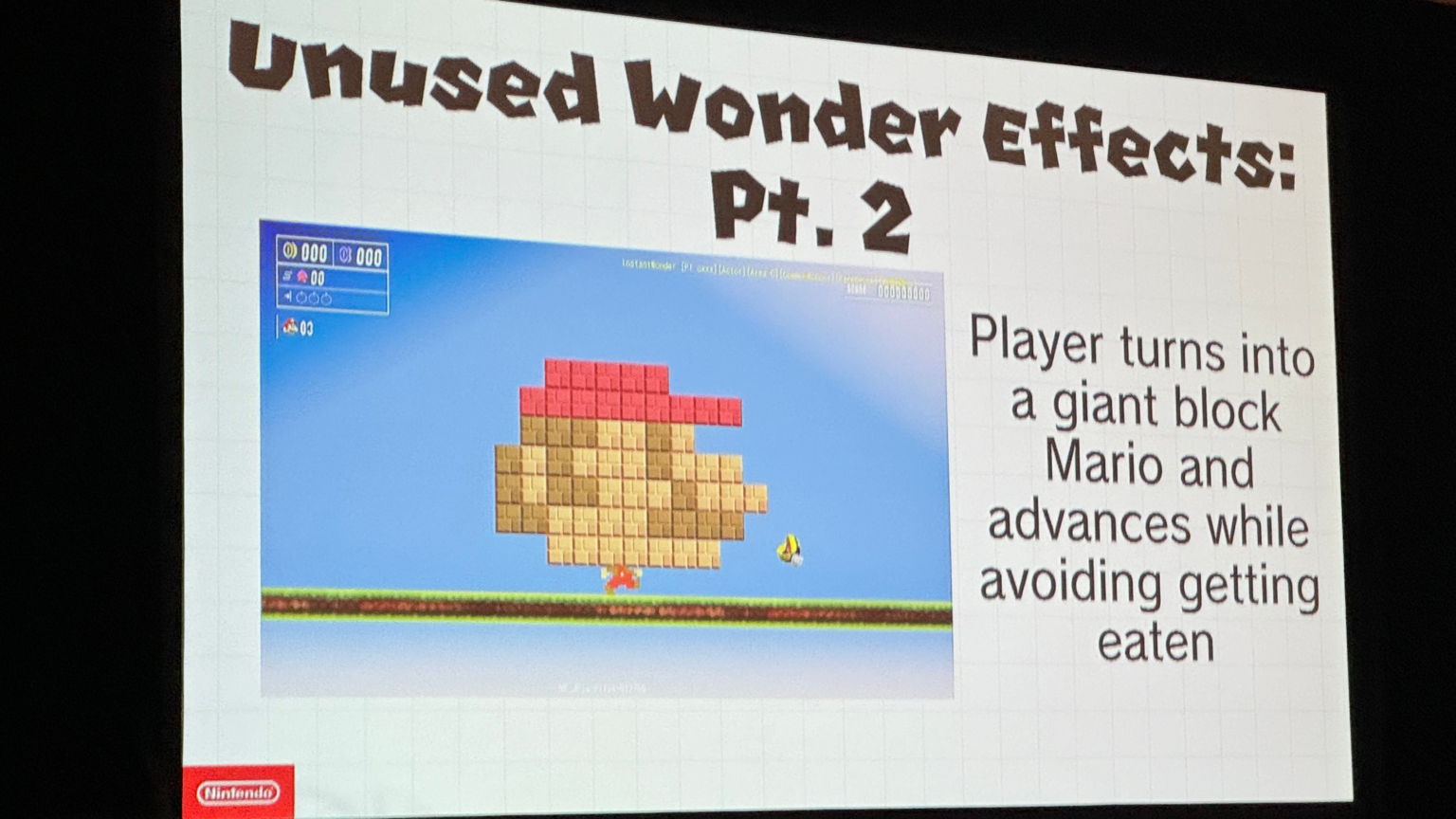Super Mario Bros. Wonder – Scrapped Wonder Effects Revealed at GDC 2024 ...